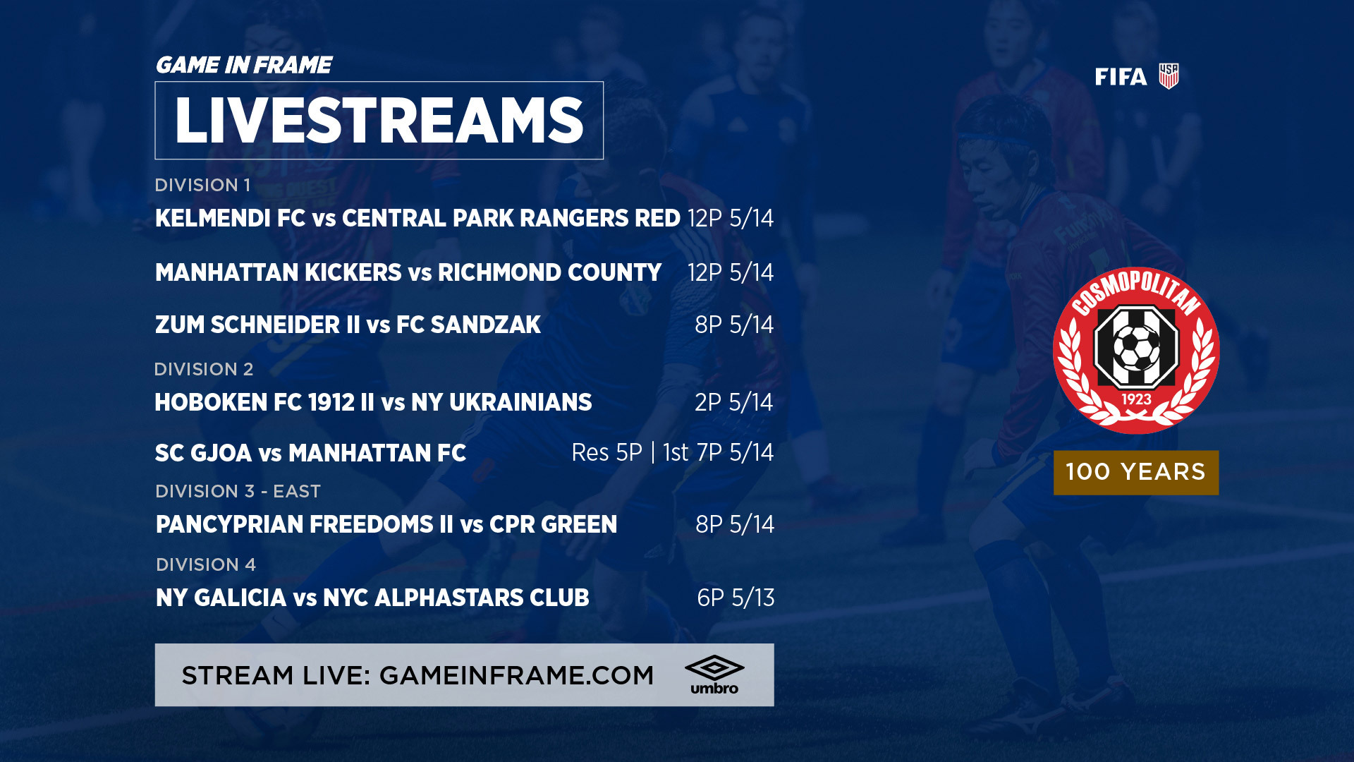 Cosmopolitan Soccer League